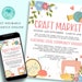 CRAFT MARKET Editable Flyer, DDIY Fundraiser, Community Fair Flyer ...