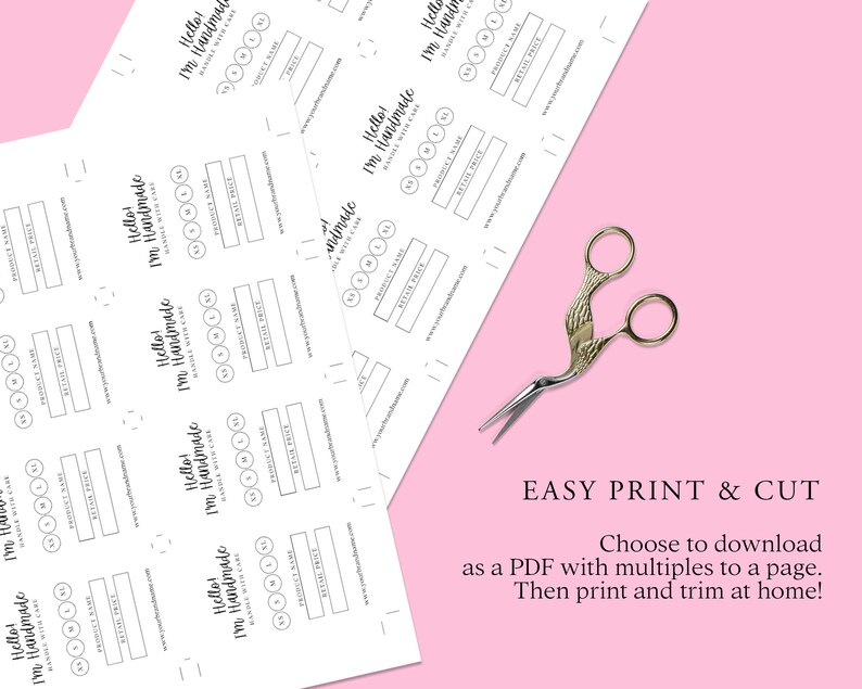 Custom HANG Tag Editable Template Product HANG Tag Swing - Etsy