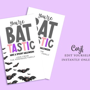 HALLOWEEN Appreciation Gift Tag, Teacher, Friends, Trick or Treat ...