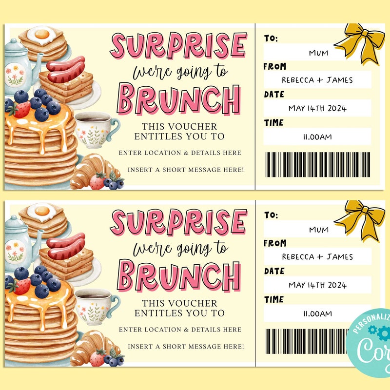 Breakfast in Surprise - Etsy