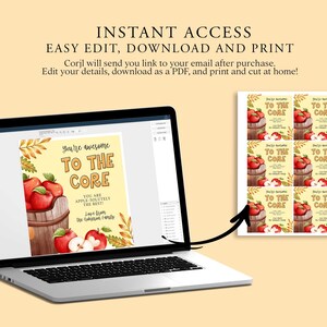 TEACHER Appreciation Gift Tag, Teacher, Friends, Thanksgiving Apple ...