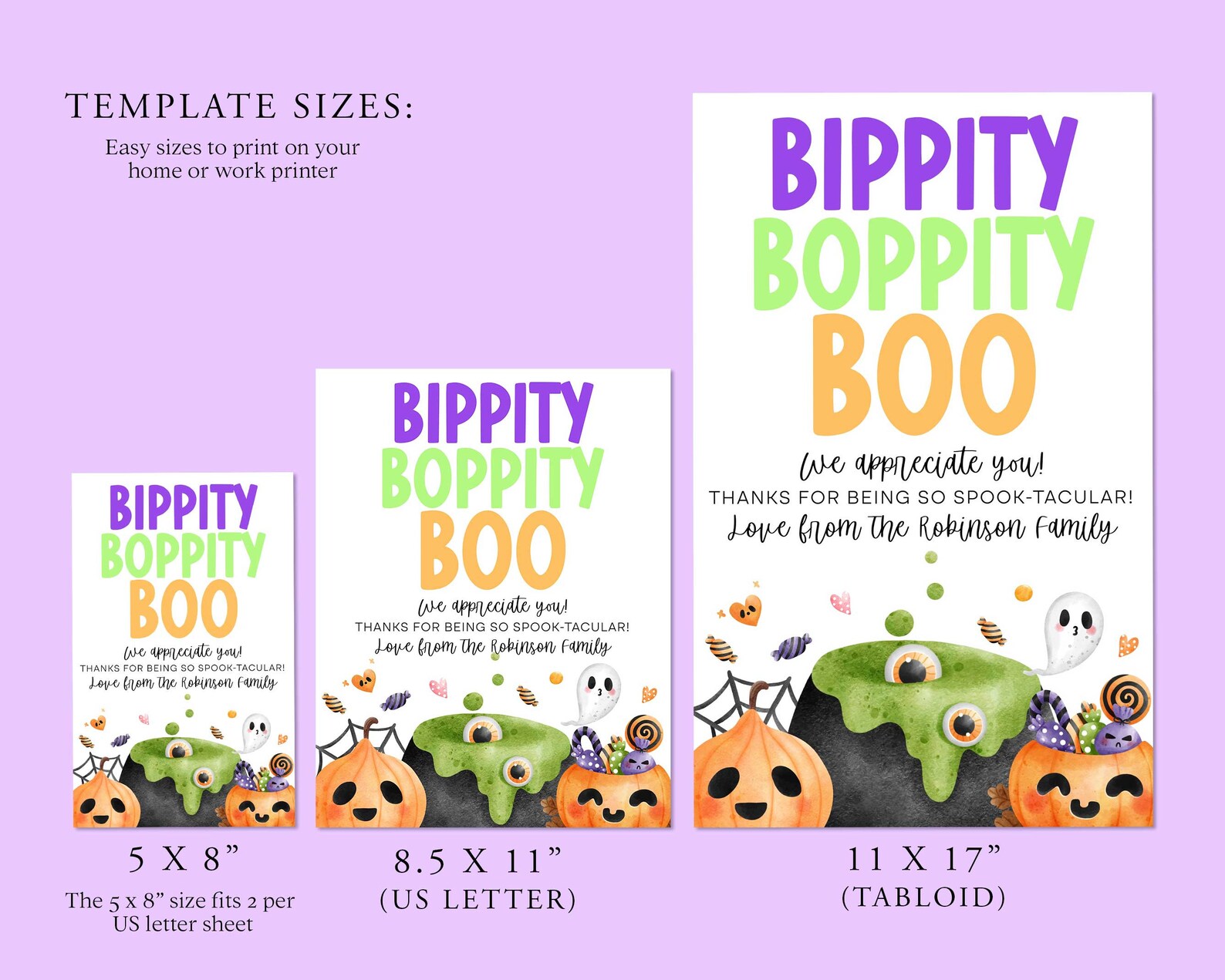 HALLOWEEN Appreciation Sign, Teacher Staff Nurse Volunteer Appreciation ...