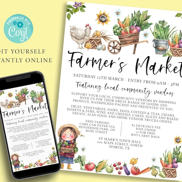 Farmers Market - Etsy
