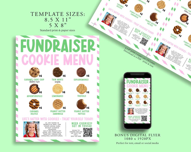 2026 Updated - ABC TROOP Cookie Menu Flyer, Price List 2026, Cookie ...
