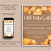 Editable FALL Bake Sale Flyer Template, DIY, Event Poster, Harvest ...