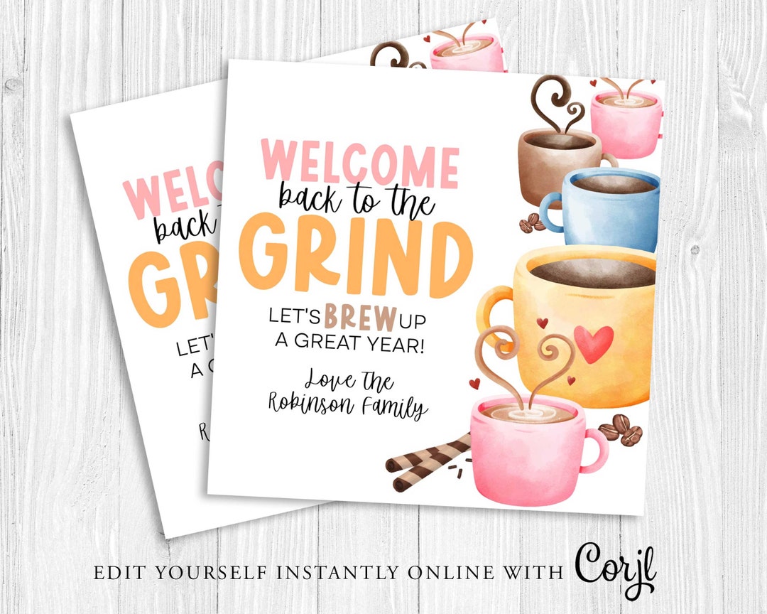 COFFEE Appreciation Gift Tag, Teacher or Nurse Appreciation, Friends ...