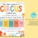 Circus TEACHER APPRECIATION Editable Flyer Template, Staff Invite ...