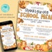 THANKSGIVING School MEAL Flyer, Printable PTA Flyer, School Teacher ...