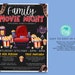 MOVIE NIGHT Fundraiser Editable Flyer Template, School Movie Night, PTO ...