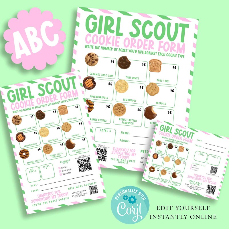 Cookie Order Form - Etsy