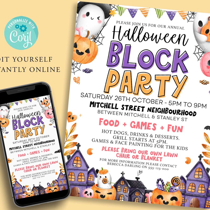 Halloween Blocks - Etsy