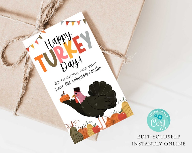 FALL Appreciation Gift Tag, Teacher or Friends, Thanksgiving, Pumpkin ...