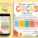 Circus TEACHER APPRECIATION Editable Flyer Template, Staff Invite ...