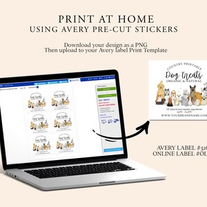 PET FOOD Editable Product Sticker, Treats, Chews, Product Label, Diy ...