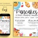 Editable PANCAKE Fundraiser Flyer Template, Teacher Appreciation ...