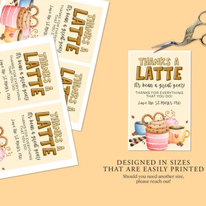 COFFEE Appreciation Sign, Teacher Staff Nurse Volunteer Appreciation ...