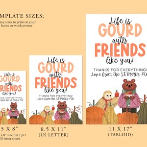 FALL Appreciation Sign, Teacher Staff Nurse Volunteer Appreciation ...