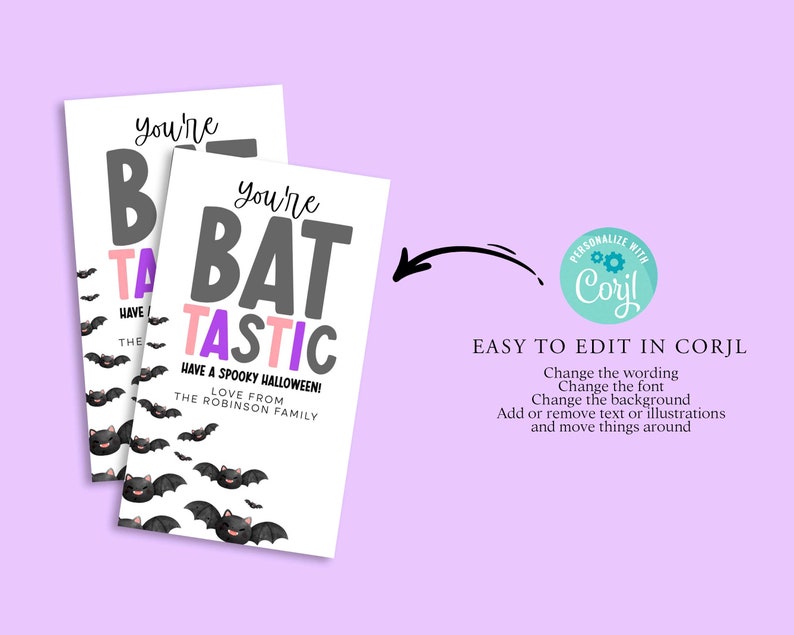 HALLOWEEN Appreciation Gift Tag, Teacher, Friends, Trick or Treat ...