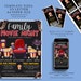MOVIE NIGHT Fundraiser Editable Flyer Template, School Movie Night, PTO ...