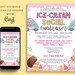 ICECREAM Social Fundraiser Editable Template, Flyer, Printable PTA ...