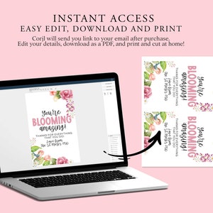 BLOOM Appreciation Sign, Teacher Staff Nurse Volunteer Appreciation ...