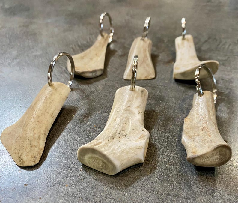 Deer Antler Keychain. Personalized. Deer Hunter - Etsy