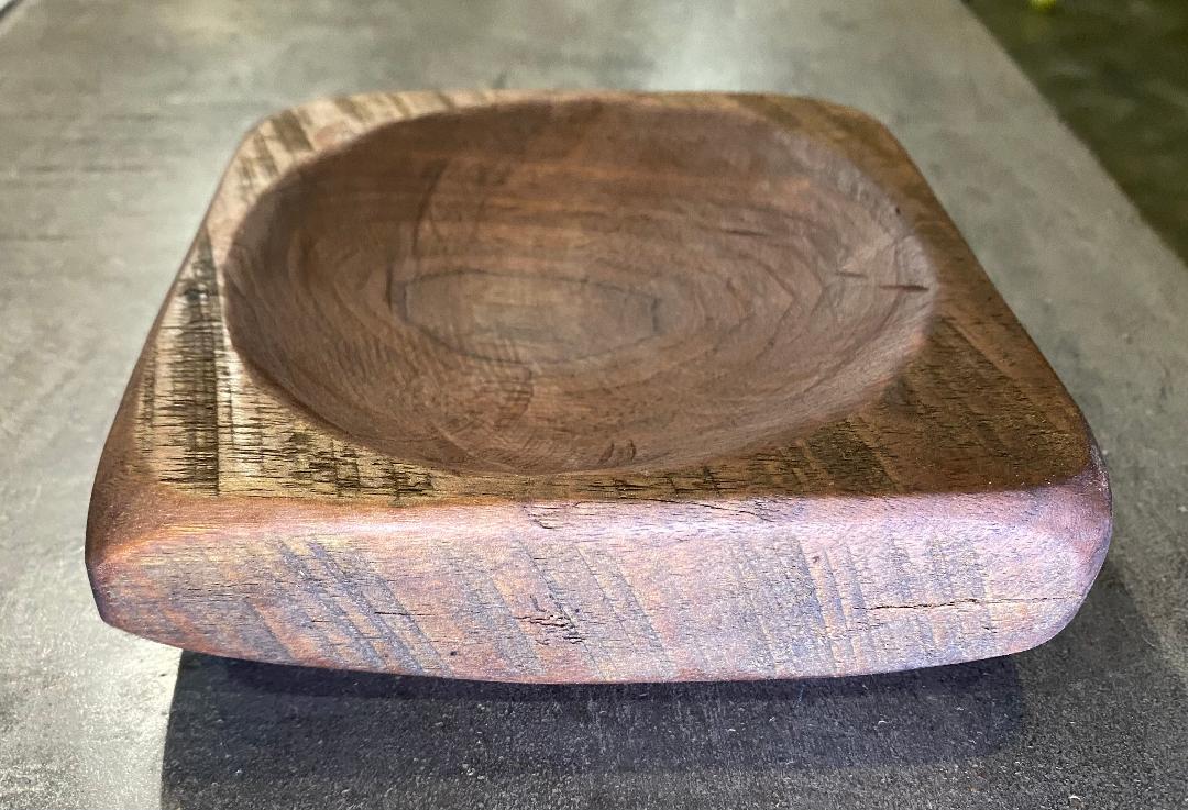 Circle Sawn Walnut, Reclaimed Walnut Lumber, Decorative Bowl, Rustic ...