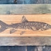 Set of 2, Trout Wall Art, Fly Fishing, Cabin, Adirondack Decor - Etsy