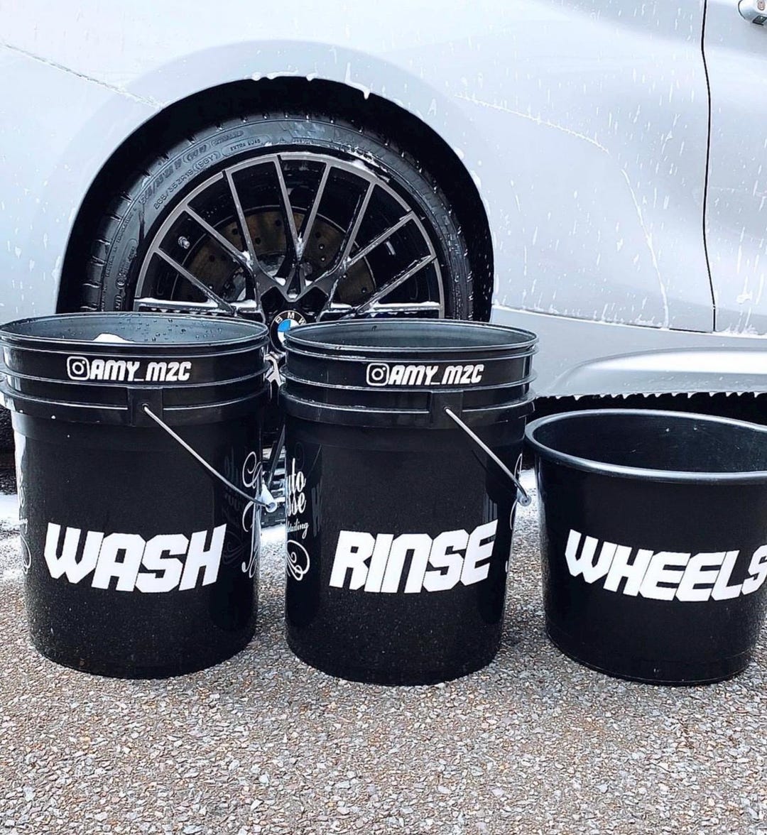 FIRST CLASS POSTAGE | Set of Waterproof Detailing Bucket Stickers | Car ...