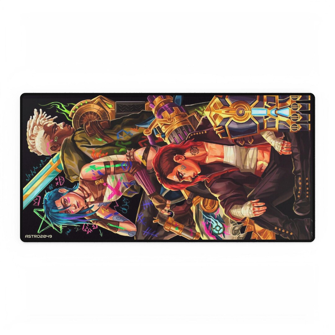 Arcane Jinx Desk Mat: League of Legends Gaming Mouse Pad - Etsy