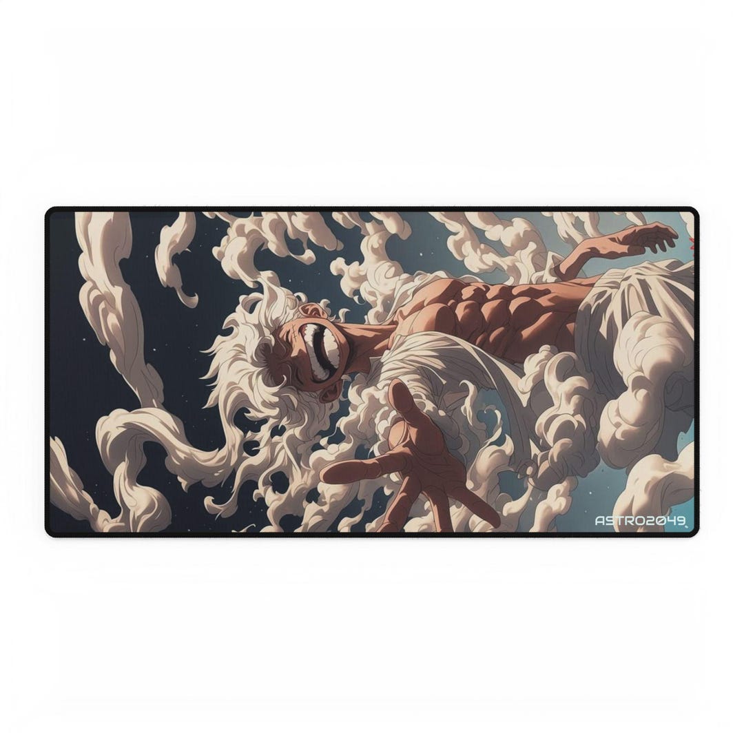 One Piece Luffy Desk Mat - Artistic Anime Mouse Pad - Etsy UK