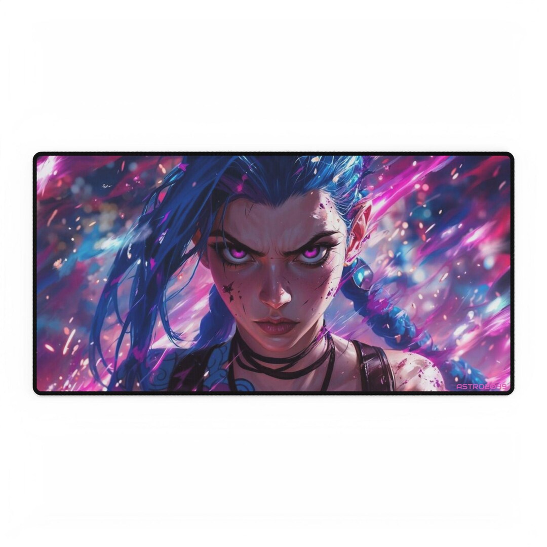 Jinx Arcane Desk Mat: League of Legends Gaming Pad - Etsy