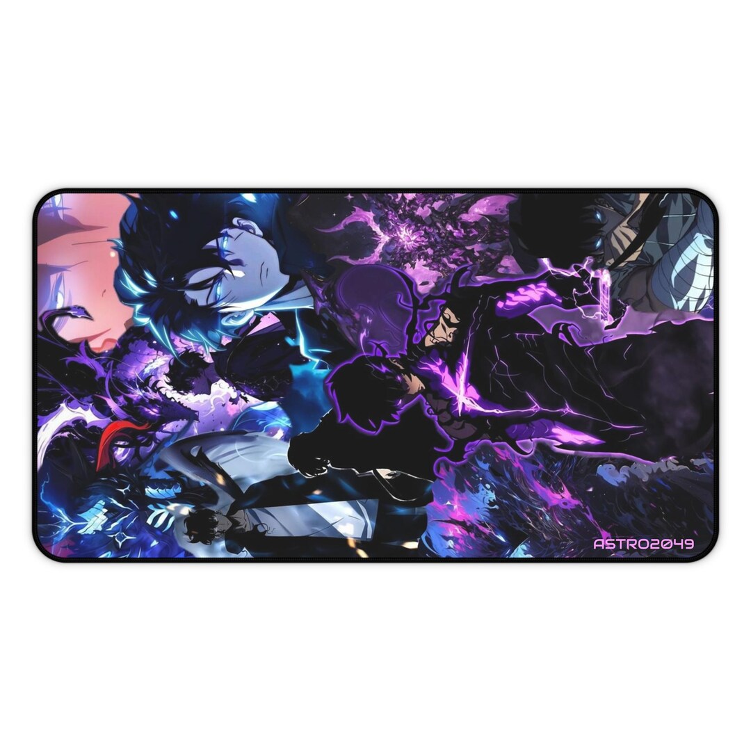 SOLO LEVELING - Sung Jinwoo - ARISE - Cosmic Themed Desk Mat for Gamers ...