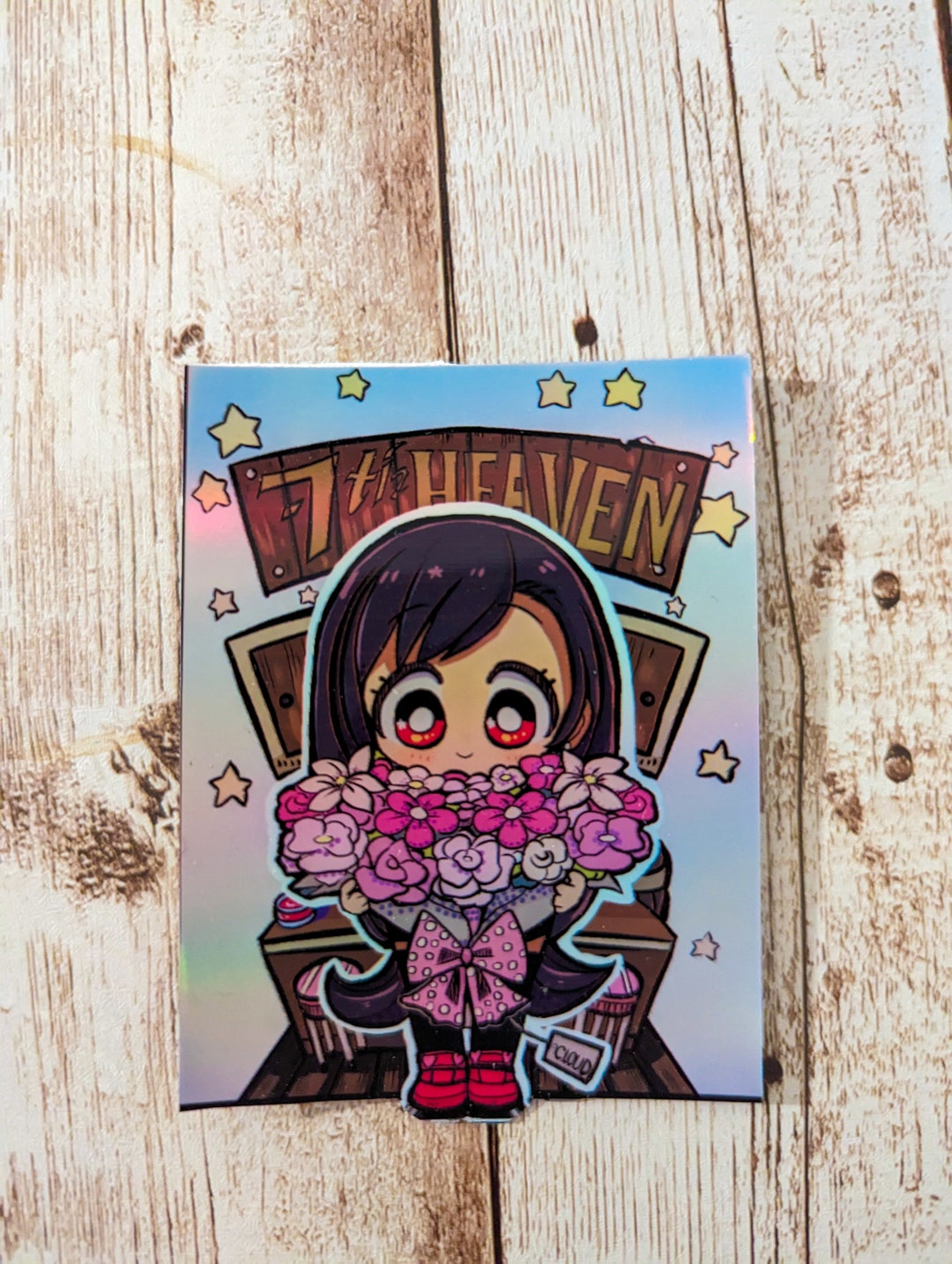 Tifa Vinyl Sticker (7th Heaven) - Etsy