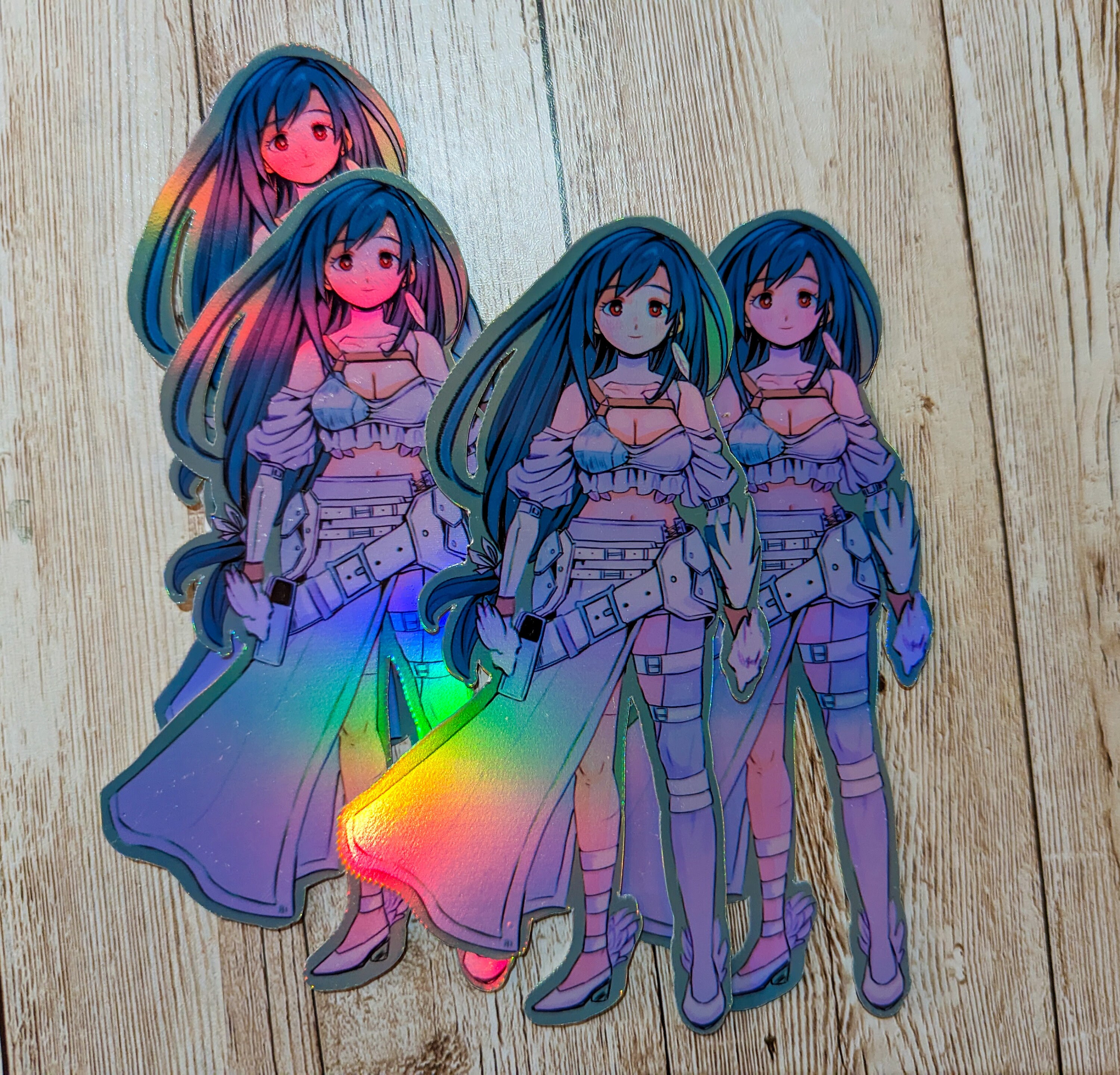 Tifa Vinyl Sticker (battle Angel) - Etsy