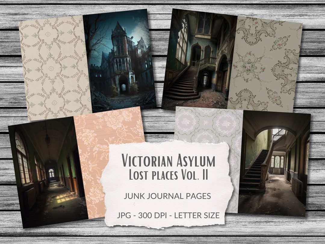 Victorian Asylum Gothic Journal Pages No. 2 Lost Places - Printable ...