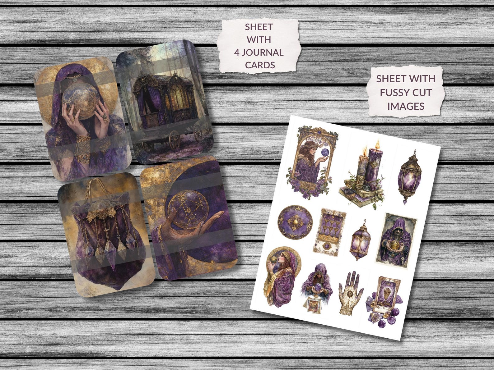 Fortune Teller Folio Kit, Printable Mix and Match Folder Folio With ...