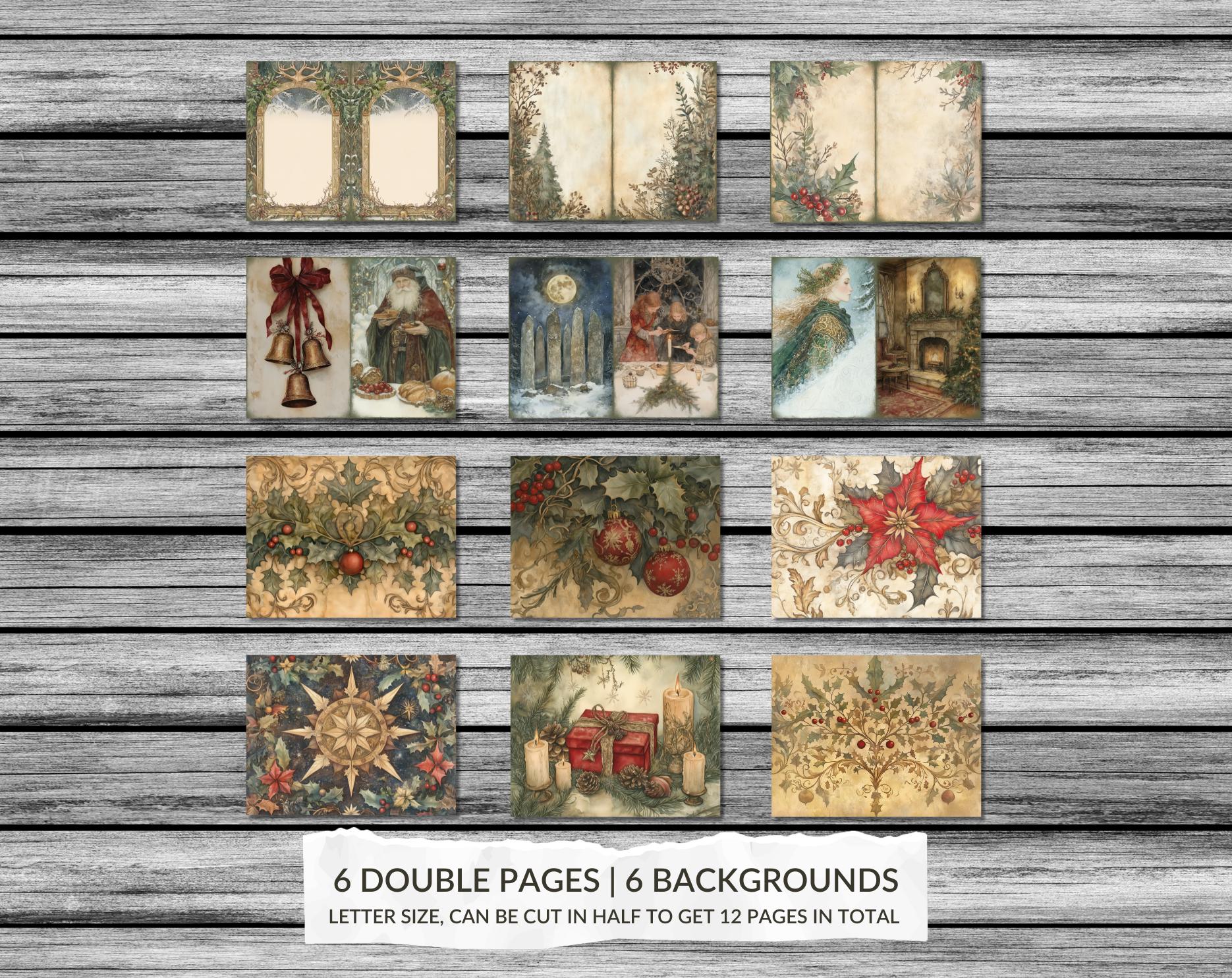 Yuletide Add on Junk Journal, Printable Pagan Pages, Yule Printable ...