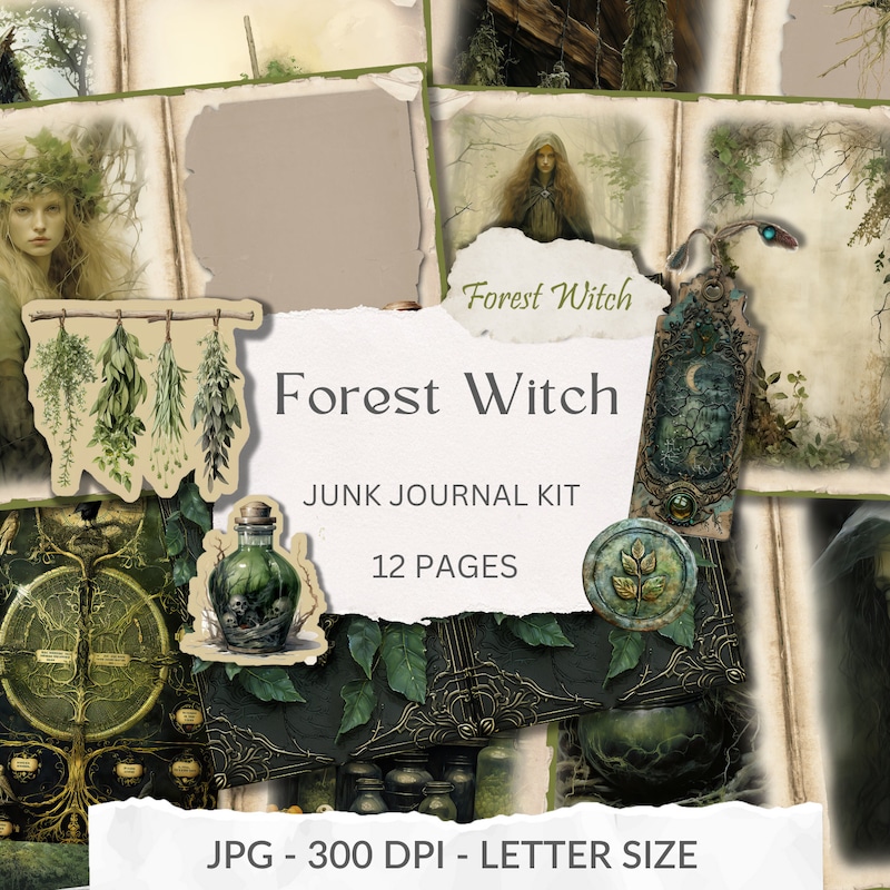 Forest Witch Art - Etsy