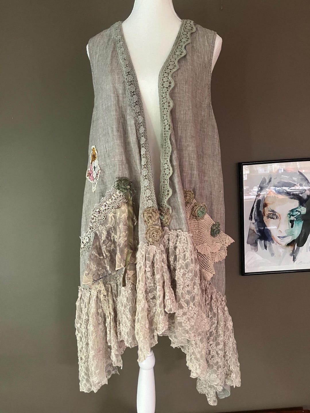 Bohobydarija Bohemian Tunic Top Tattered Upcycled Summer, Fairy ...