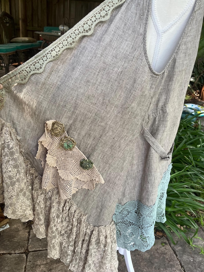 Bohobydarija Bohemian Tunic Top Tattered Upcycled Summer, Fairy ...