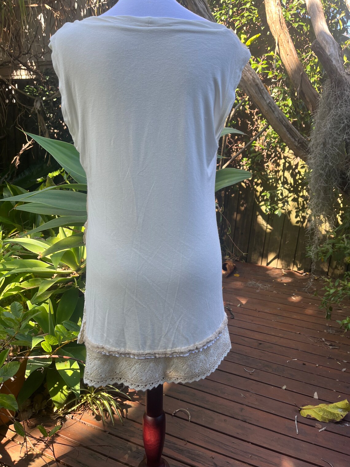 Bohemian Shabby Chic Magnolia Pearl Inspired Top Artsy Embellished ...