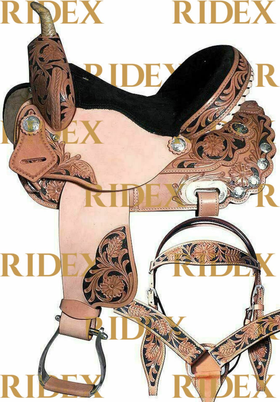 Durable Western Leather Barrel Racing Horse Tack Saddle All - Etsy