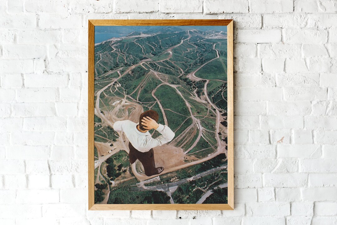 Lost - Wall Art, Surreal Vintage Collage Art Print, Wallprint, Art ...