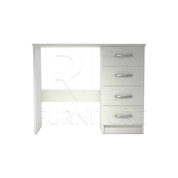White Dressing Table Ready Assembled Etsy