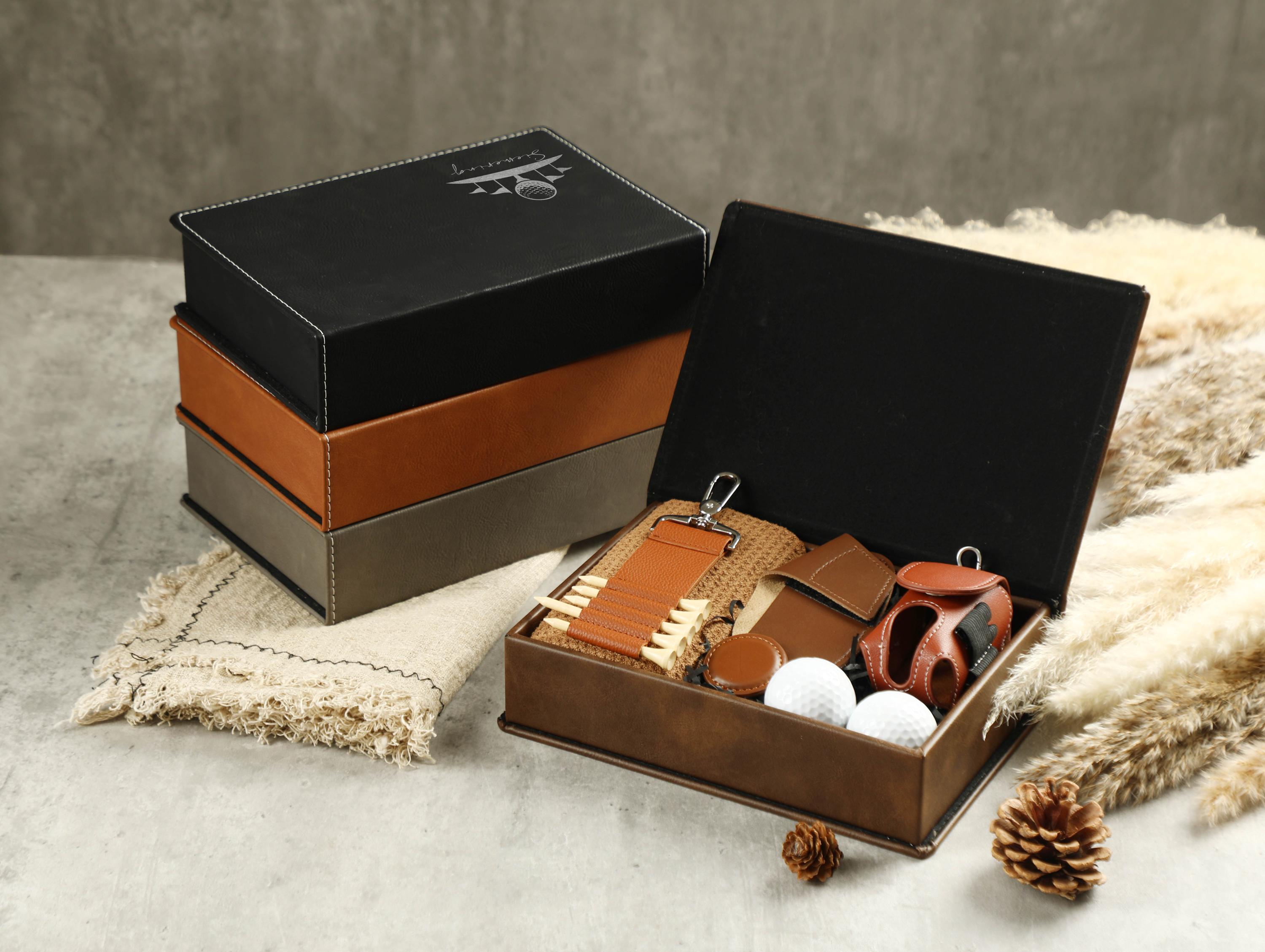 Personalized Golf Gift Box, Golf Gift Set, Golf Ball Bag Tag, Lawn ...