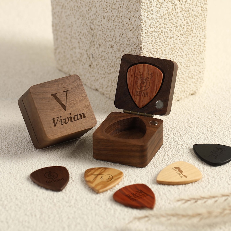 Guitar Pick Box - Etsy