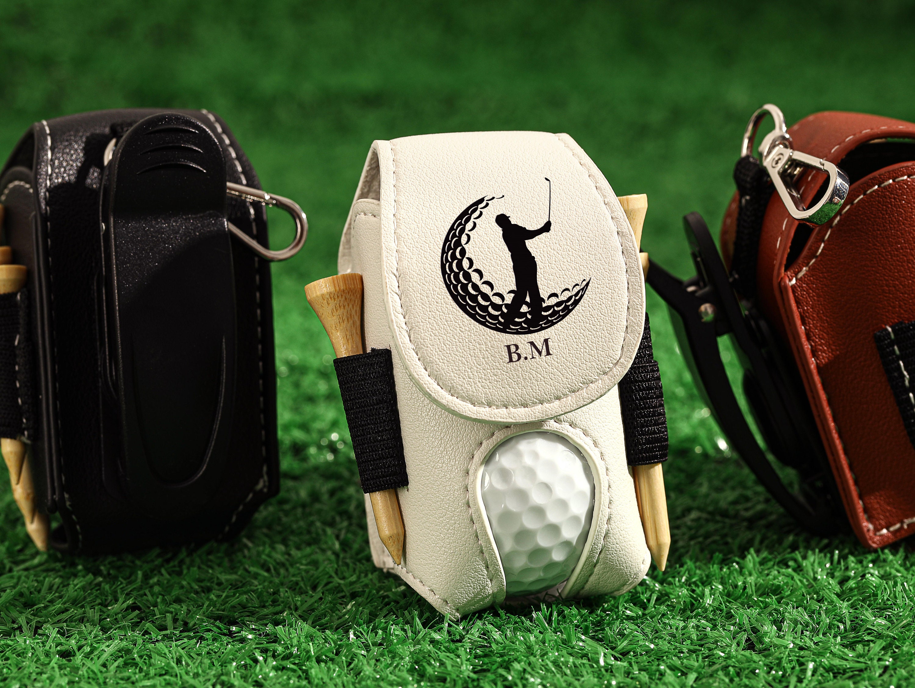 Cutsom Golf Ball Bag, Gift for Golfer, Personalized Golf Ball Bag, Golf ...