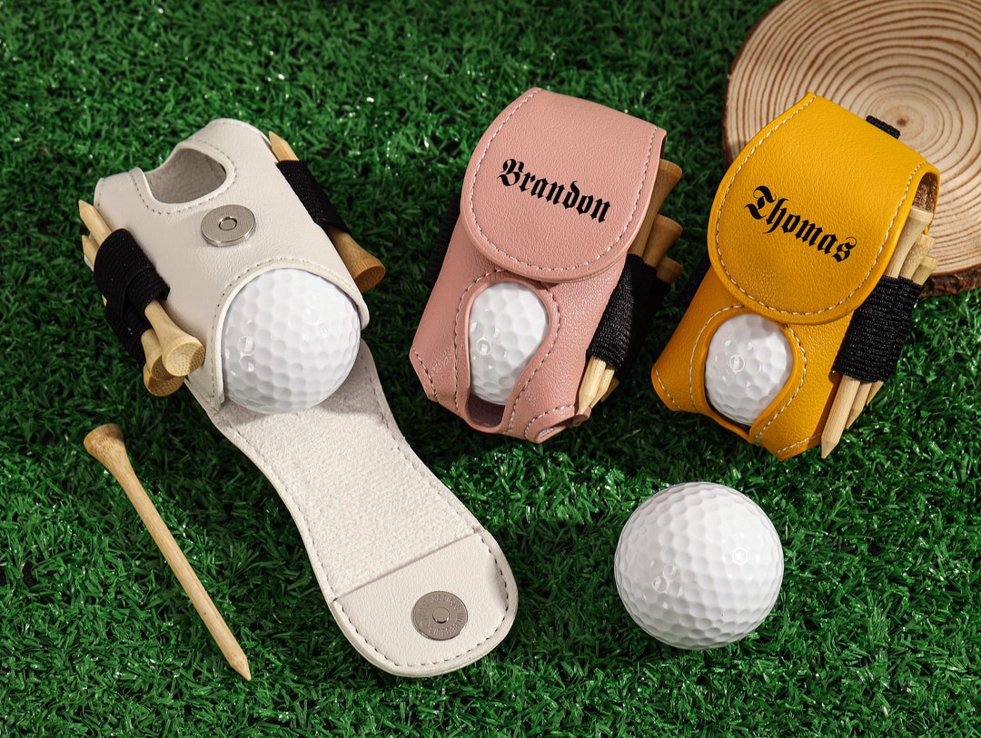 Cutsom Golf Ball Bag, Gift for Golfer, Personalized Golf Ball Bag, Golf ...