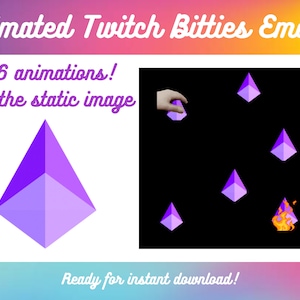 Animated Twitch Bitties Emote - Etsy